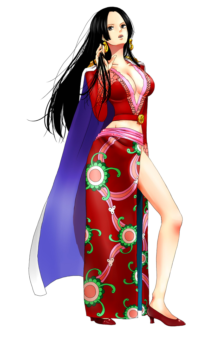 Miura One Piece Boa Hancock Cleavage No Bra 108842 Yande Re